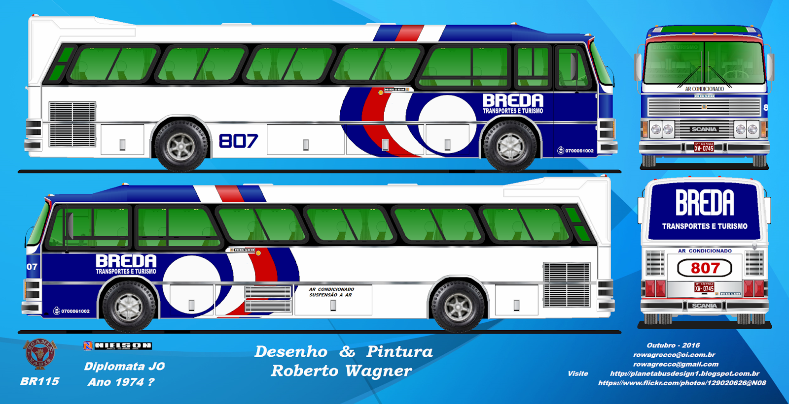 Planeta Bus Design: Breda Turismo - Nielson Diplomata JO