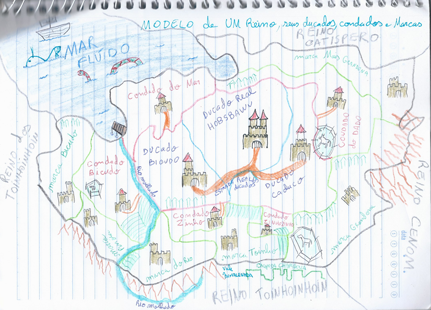 O Fio de Teseu: Modelo de um Reino, seus ducados, condados e marcas