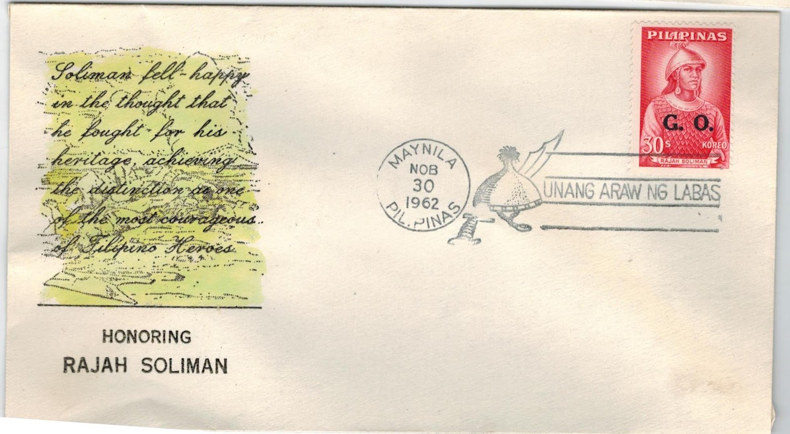 Philippine Republic Stamps : 1962 New Famous Filipinos III (Rajah ...