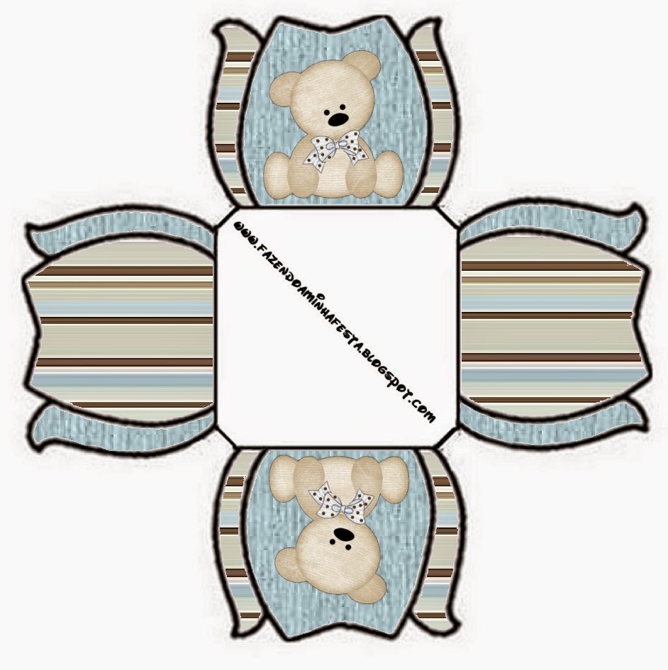 Teddy Bear Family: Free Printable Boxes. - Oh My Baby!