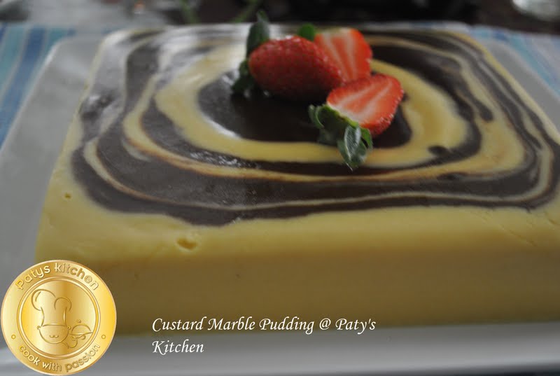 Custard Marble Pudding by Paty's Kitchen