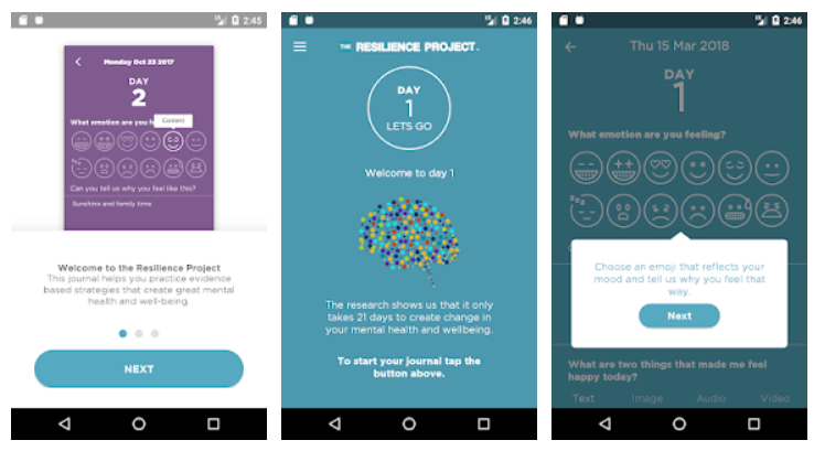 The Resilience Project Mobile app - Youth Apps