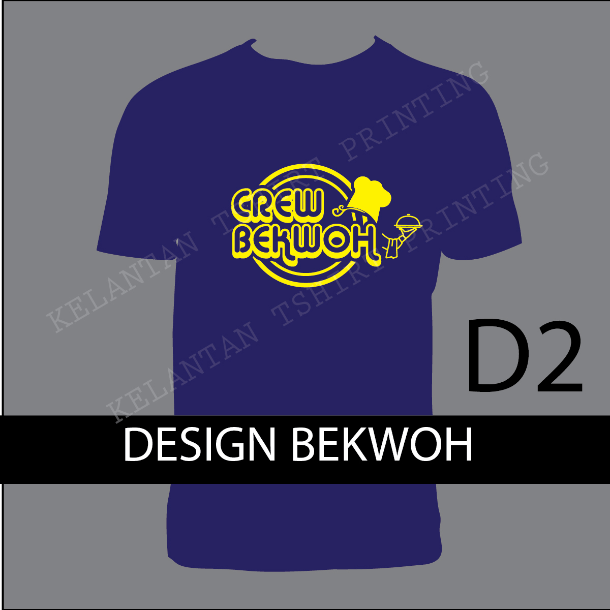 T-SHIRT PRINTING MURAH DI KELANTAN: DESIGN TSHIRT REWANG / BEKWOH