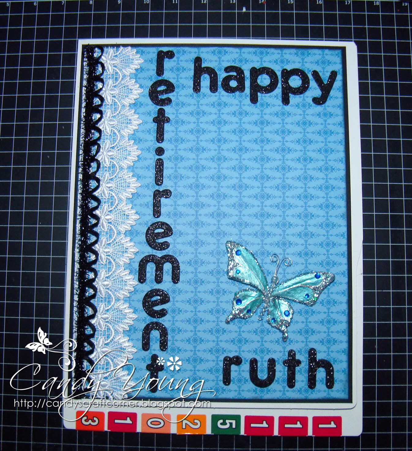 She's a Sassy Lady: File Folder Retirement Card