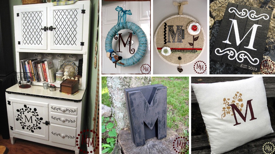 Guest Post: Monogram Wall Art From The Scrap Shoppe - Erin Spain