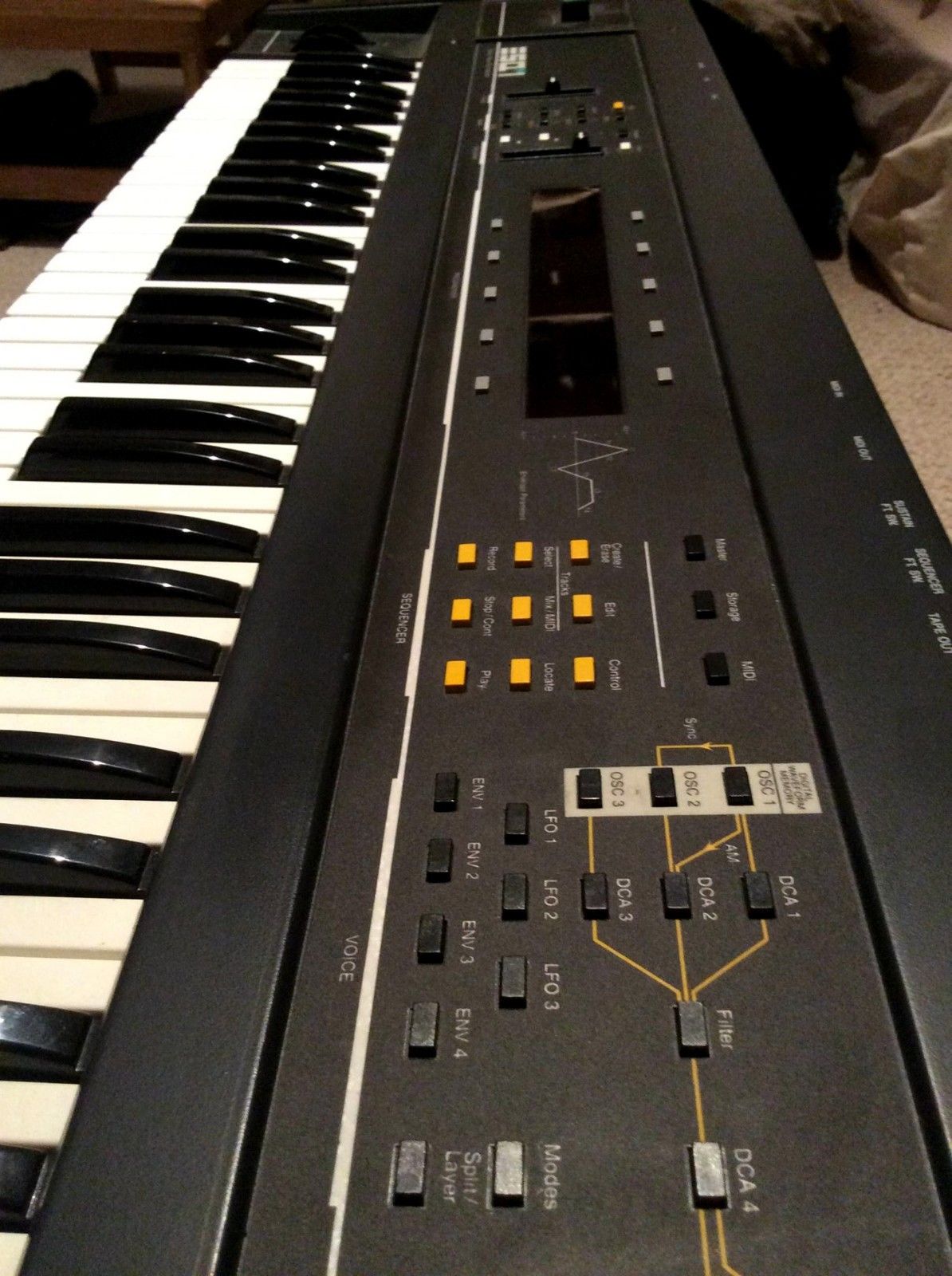 MATRIXSYNTH: Ensoniq ESQ-1 Vintage Synth 3.15 Hidden Waves +Blank PROM