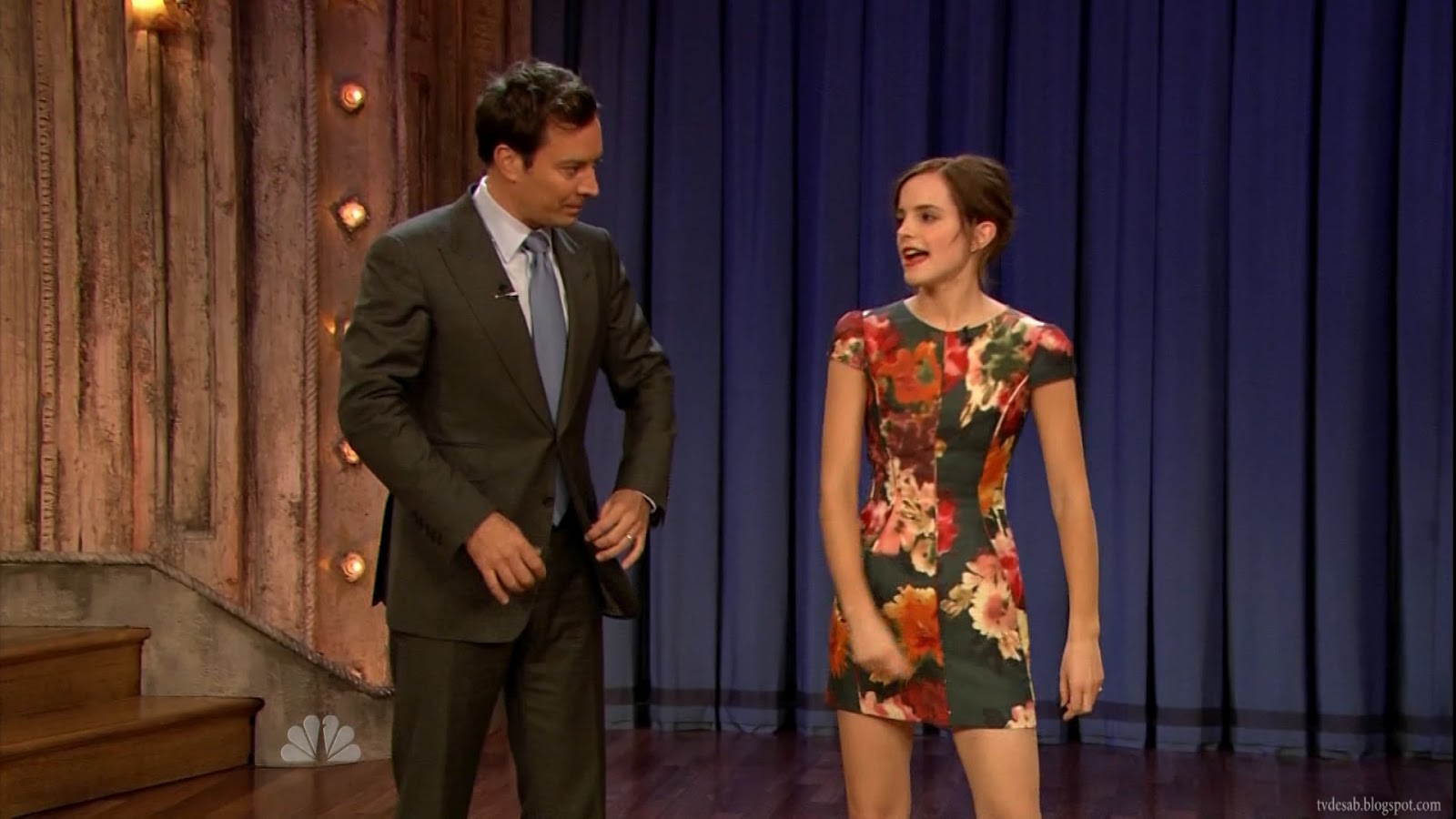 TVDeSab: Emma Watson - Late Night with Jimmy Fallon 09/13/2012