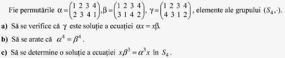 Probleme rezolvate de algebră - M1: Algebra - Permutari