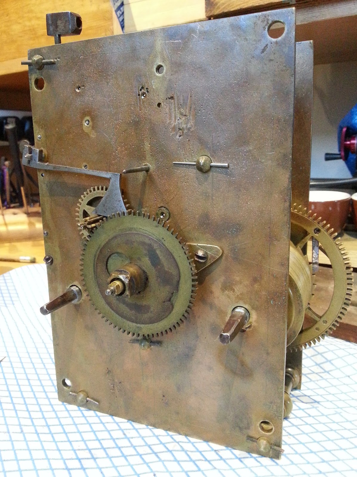 Rowland of Cambridge: Restoration of English Longcase Clock Movement ...