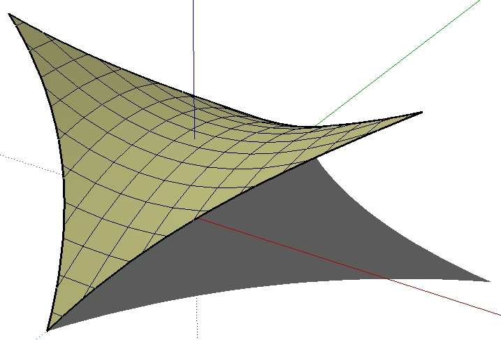 MUDAHNYA BELAJAR 3D REKABENTUK: Tensile Structures for Sketchup