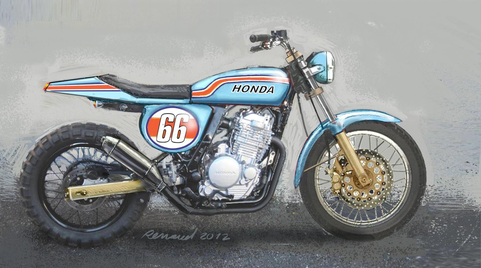 Renax Motorbike corner: XLR 600 (et Dominator)