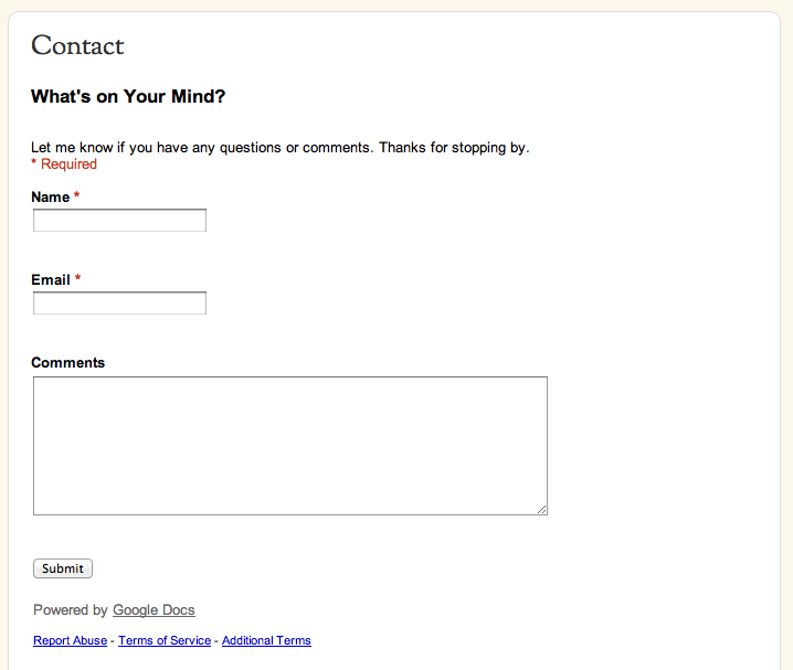 How to Make a Contact Page in Blogger