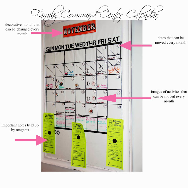 Kala's World: Family Command Center Calendar