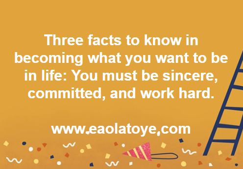 Three Amazing Facts About Life (Part 6) - E. A OLATOYE'S BLOG