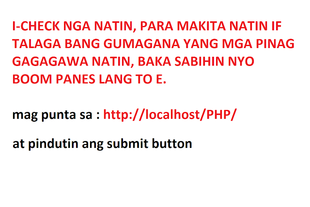 BSIT LESSON: Lesson 1 Validation (PHP Tutorial tagalog)