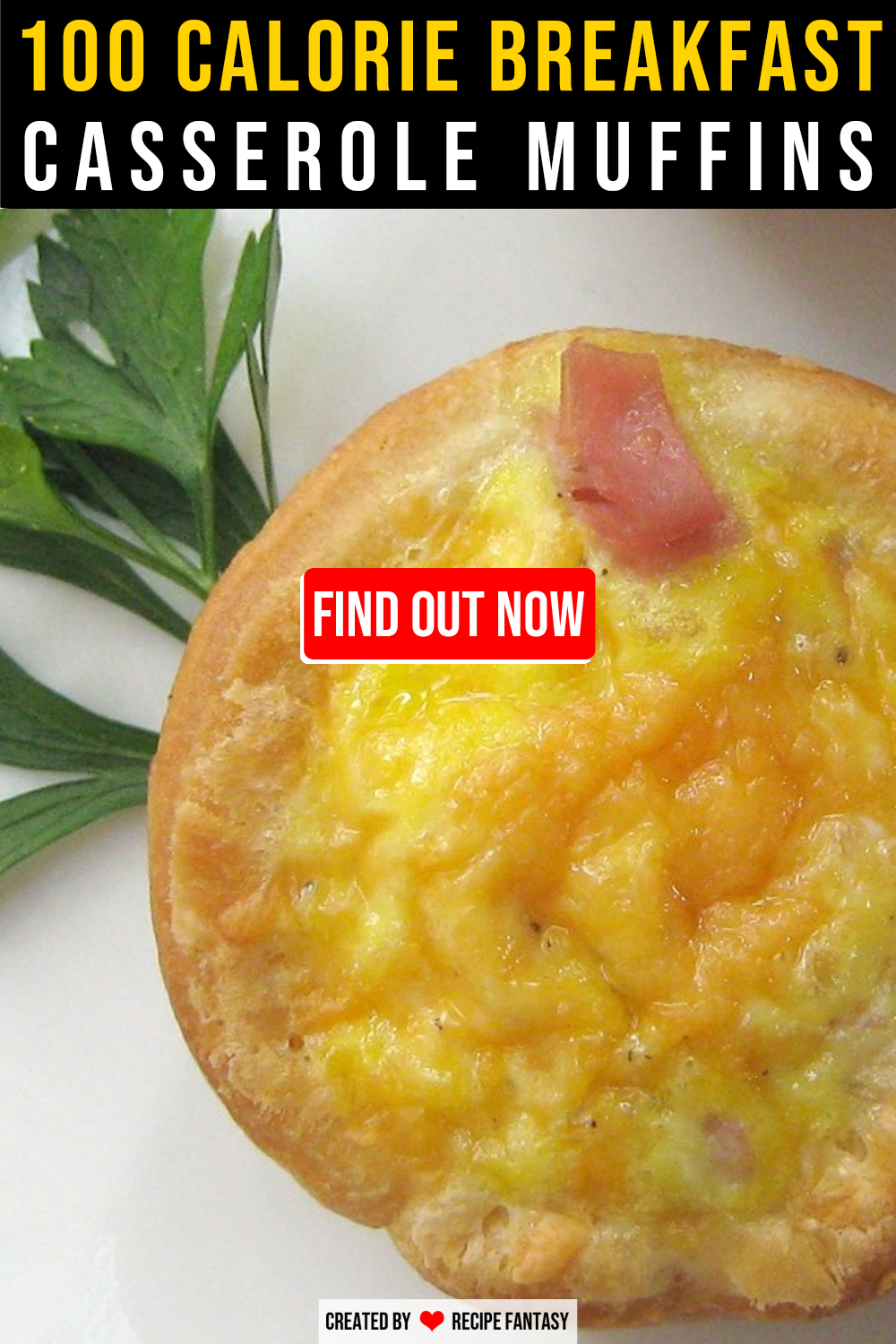 Recipe Rainbow: 100 Calorie Breakfast Casserole Muffins