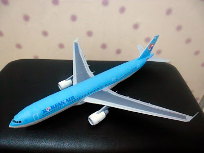 Airbus A330 Korean Air Papercraft | Papercraft Paradise | PaperCrafts ...