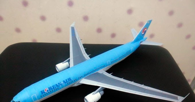 Airbus A330 Korean Air Papercraft | Papercraft Paradise | PaperCrafts ...