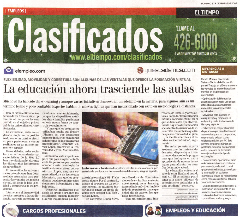 PERIÓDICO VIRTUAL: HERRAMIENTAS DIDÁCTICAS EN AMBIENTES VIRTUALES DE ...