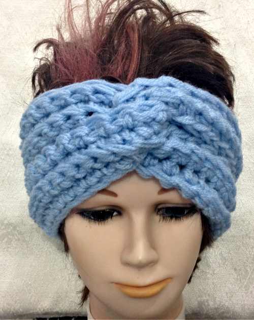 HECTANOOGA PATTERNS: Free Crochet Pattern- TEN MINUTE TURBAN HEADBAND ...