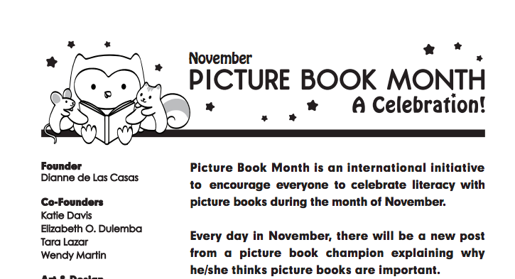 Reederama: If it's November, it must be Picture Book Month!