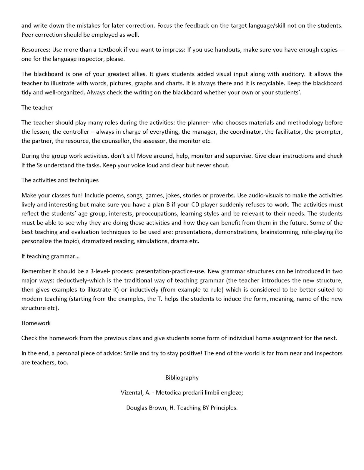 Teachers of English on the Buzau Valley: How to Prepare for a Class ...