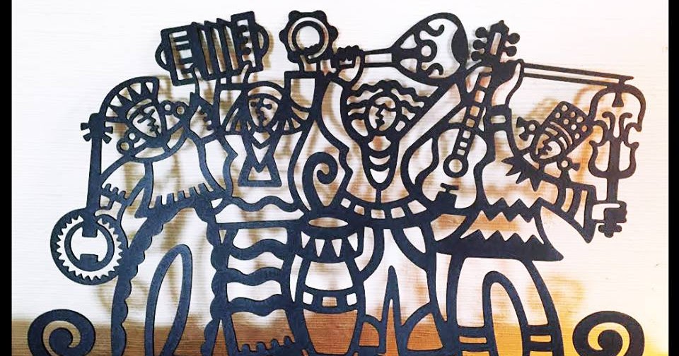 METAL WORK by Ursula Roma: Women and Music Wall Art