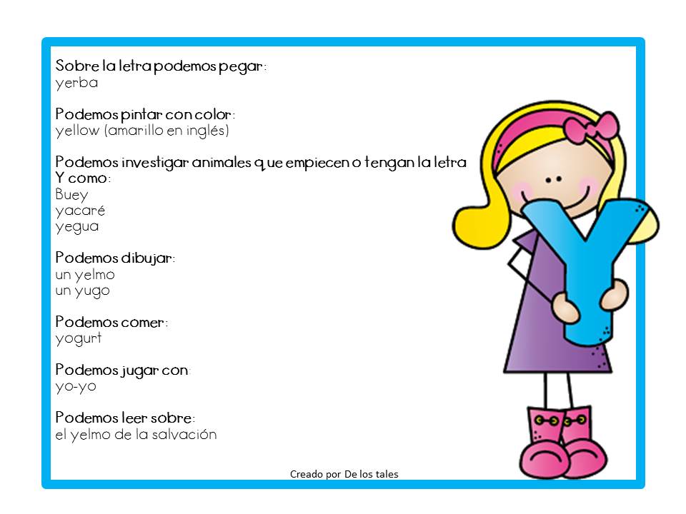 La letra Y - De los tales