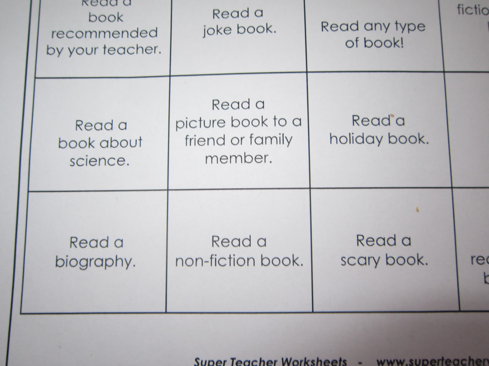 Book Report Bingo Template - Download Free Apps - maplefiles