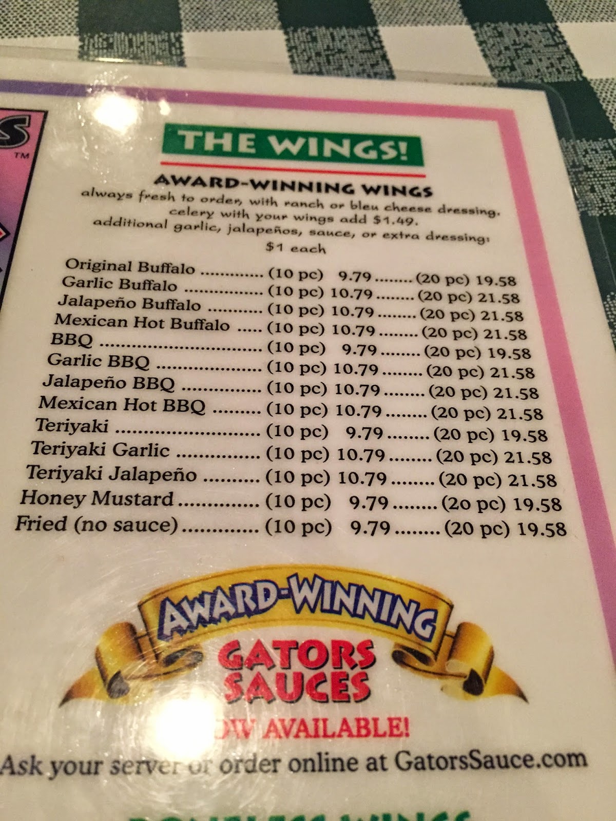 Chicago's Wingman: Gator's Wing Shack - Palatine