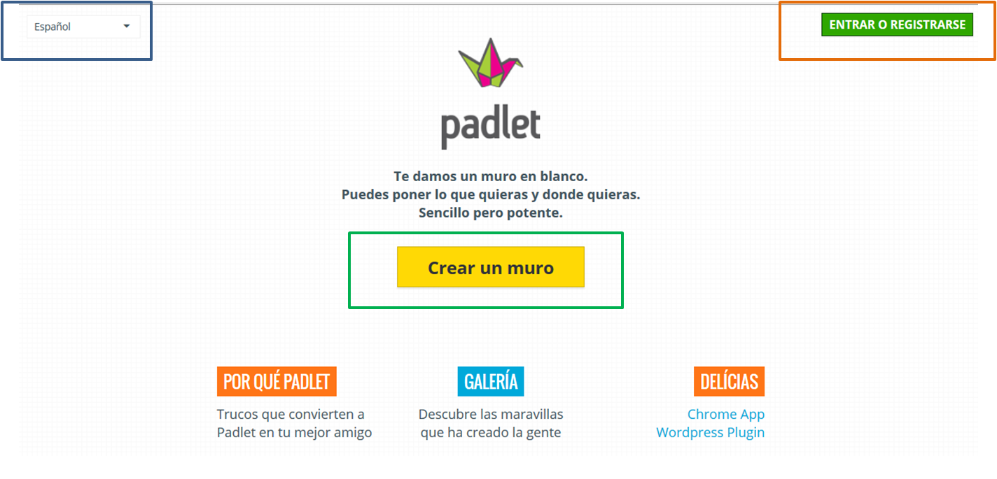 Aprender 3.0: Crear cuenta de Padlet
