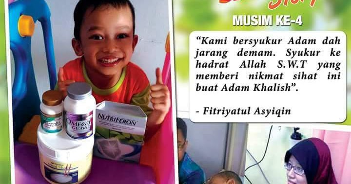 Demam Tarik dan Masalah Tonsil atasi dengan Set Kanak Kanak Shaklee