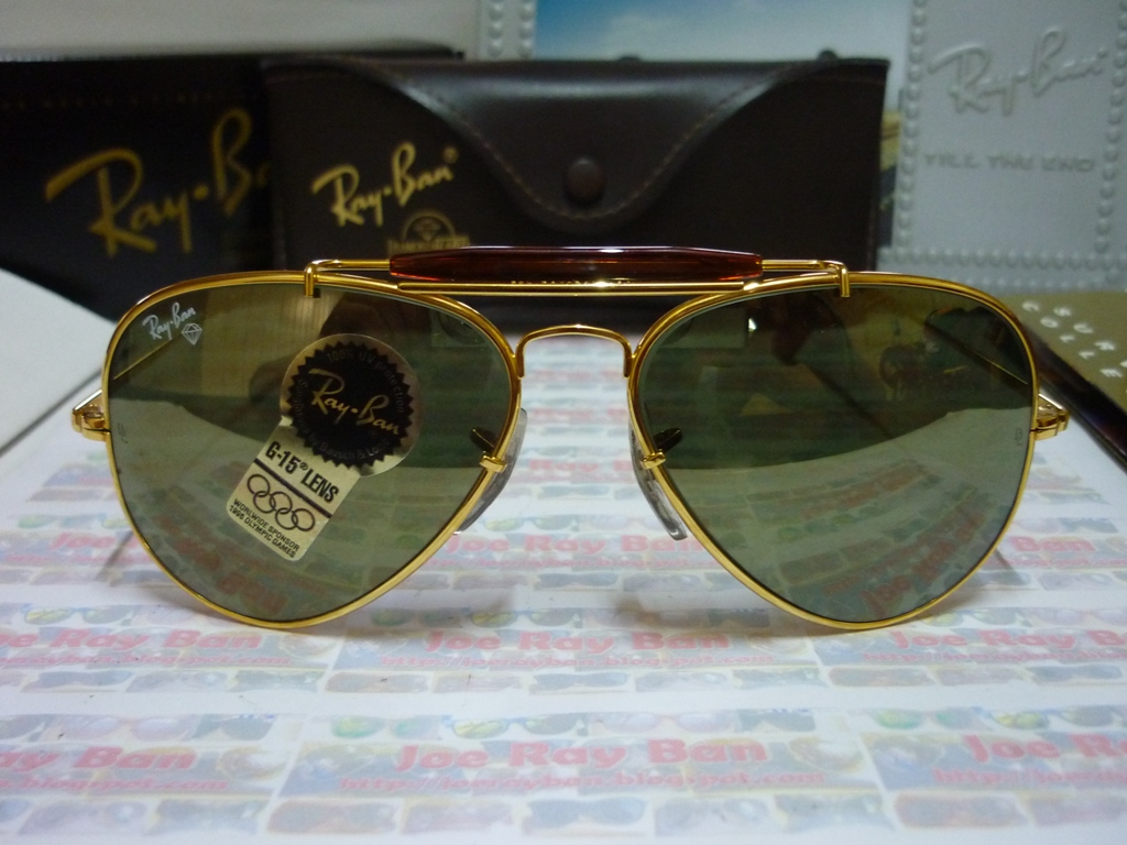 Ray Ban Outdoorsman Diamond Hard 58mm With Rayban Tin[SOLD] ~ Joe Ray Ban