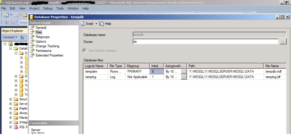 MS SQL SERVER: SQL 2012 Cluster Tempdb On Local Disks