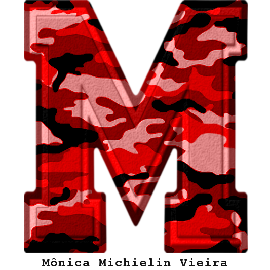ADSUMUS: RED CAMOUFLAGE ALPHABET PNG, ALFABETO CAMUFLADO VERMELHO, # ...