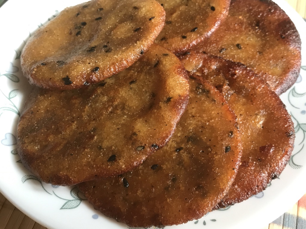 Viki 's Kitchen: Athirasam using KitchenAid grain mill attachment (cup ...