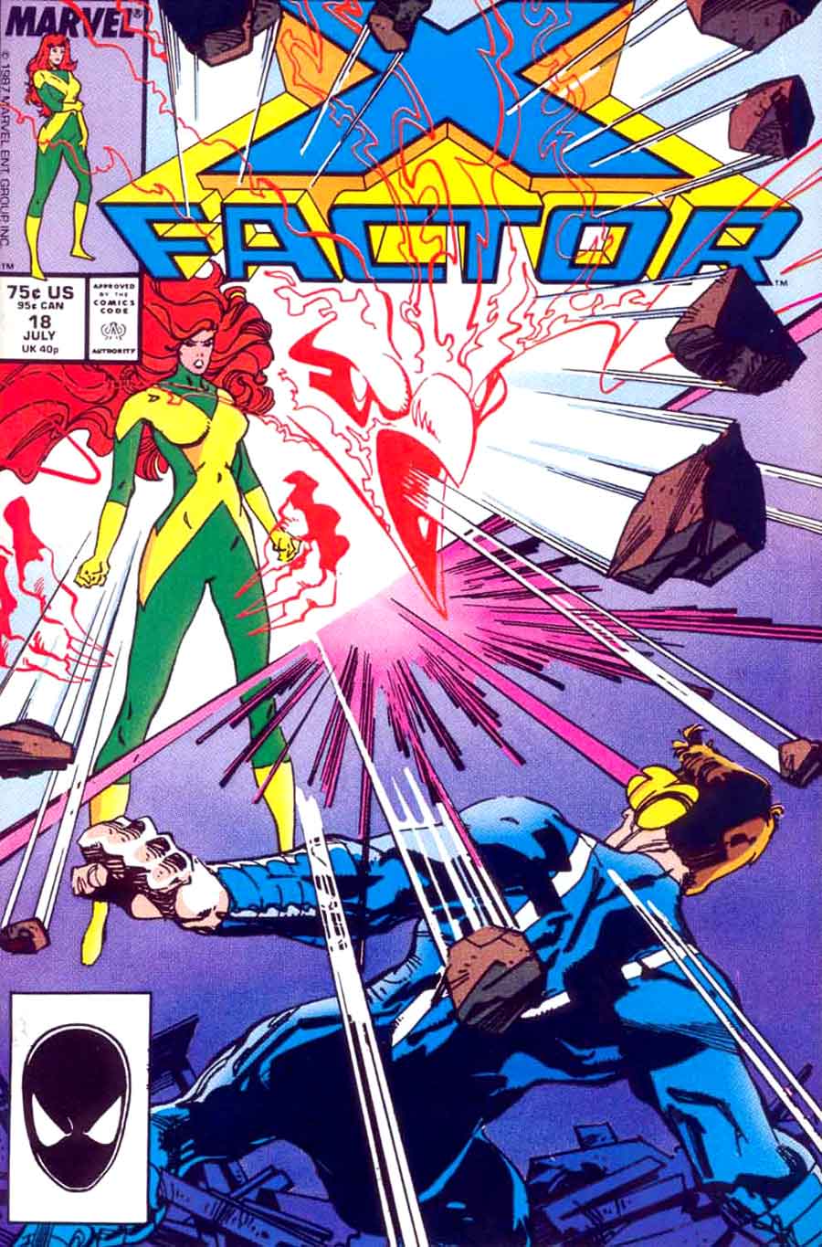 X-Factor #18 - Walt Simonson art & cover - Pencil Ink