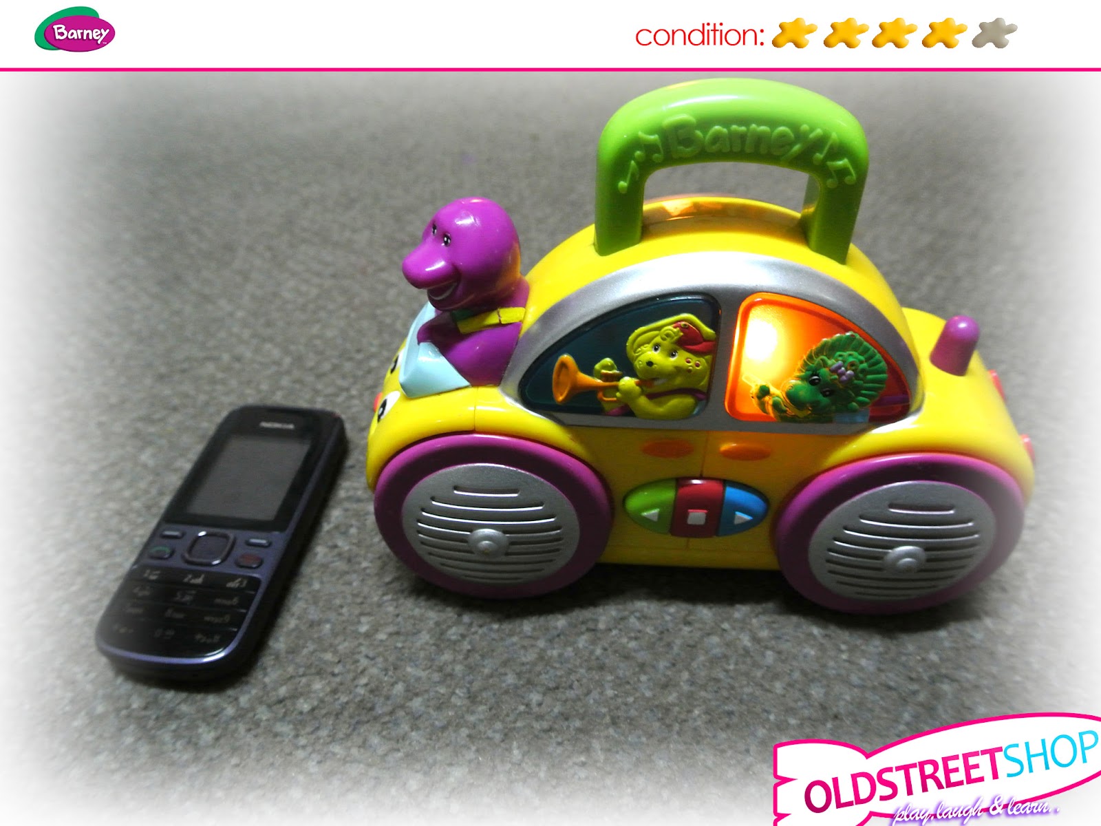 oldstreetshop: Barney Radio Car