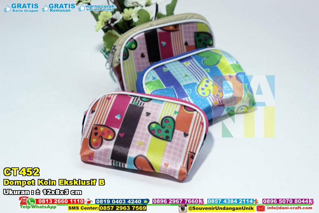 Dompet Koin Eksklusif B | Souvenir Pernikahan
