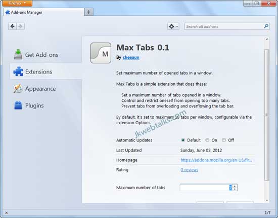 How To Restrict Opening Too Many Tabs In Firefox