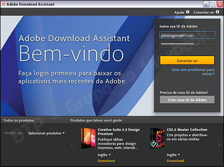 Como baixar PhotoShop CS5 pelo "Adobe Download Assistant" ~ BTP - Grupo do Facebook