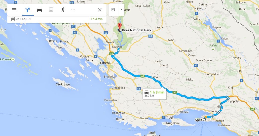 Como chegar até o KRKA? - Dani Turismo