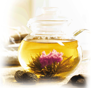 VIVIR NATURRURALMENTE: Las flores de té, arte visual bebible.