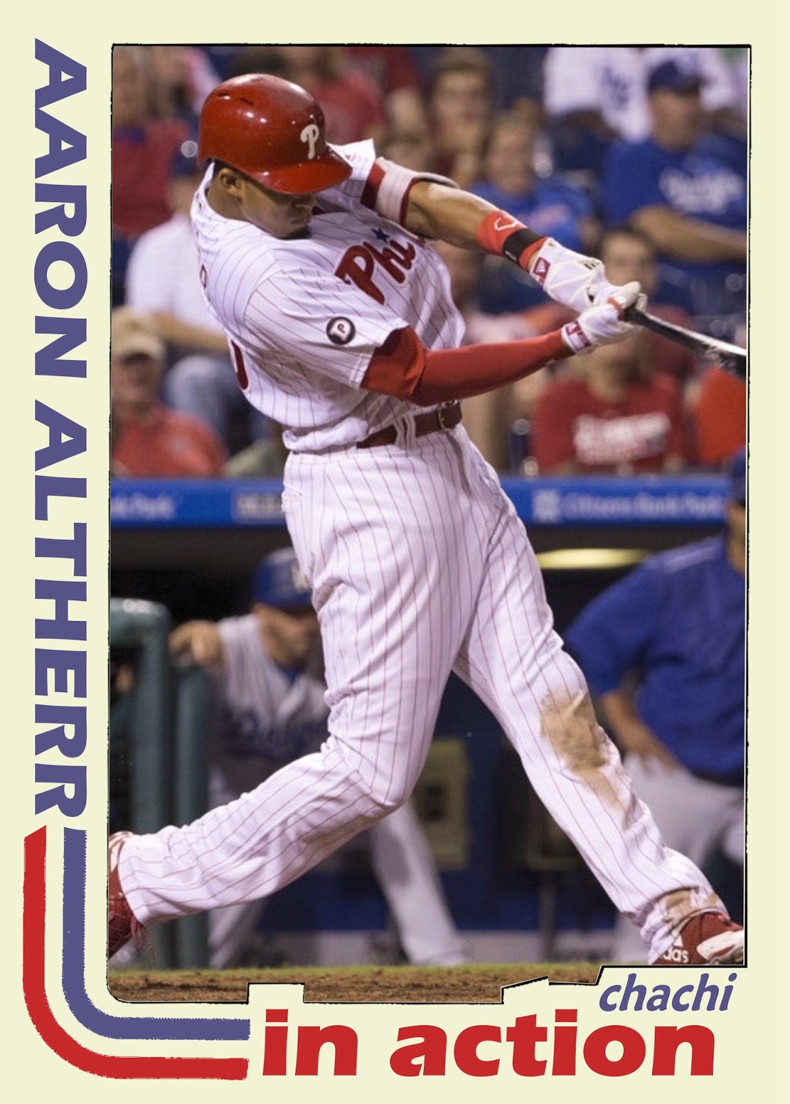 The Phillies Room: 2017 Chachi In Action #10 Aaron Altherr