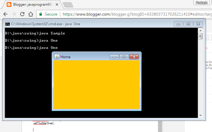 Advance Java Jframe Simpletutorial