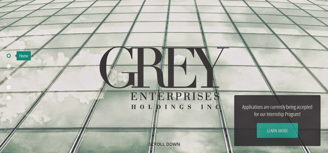 Fifty Shades Chile: Traducción de Grey Enterprisdes Holdins Inc. website