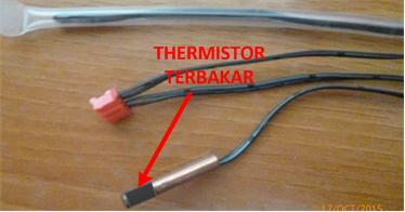 THERMISTOR AC RUSAK, LAMPU TIMER BERKEDIP - TPTUMETRO