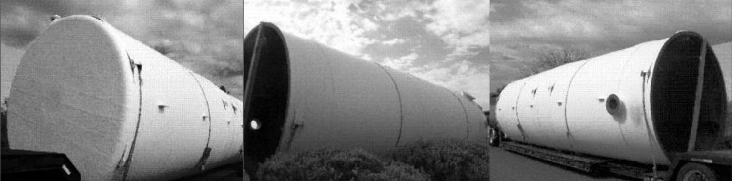 irGRiD: Belding Tank Fiberglass 12' Dia 36' Long 31,000 Gal
