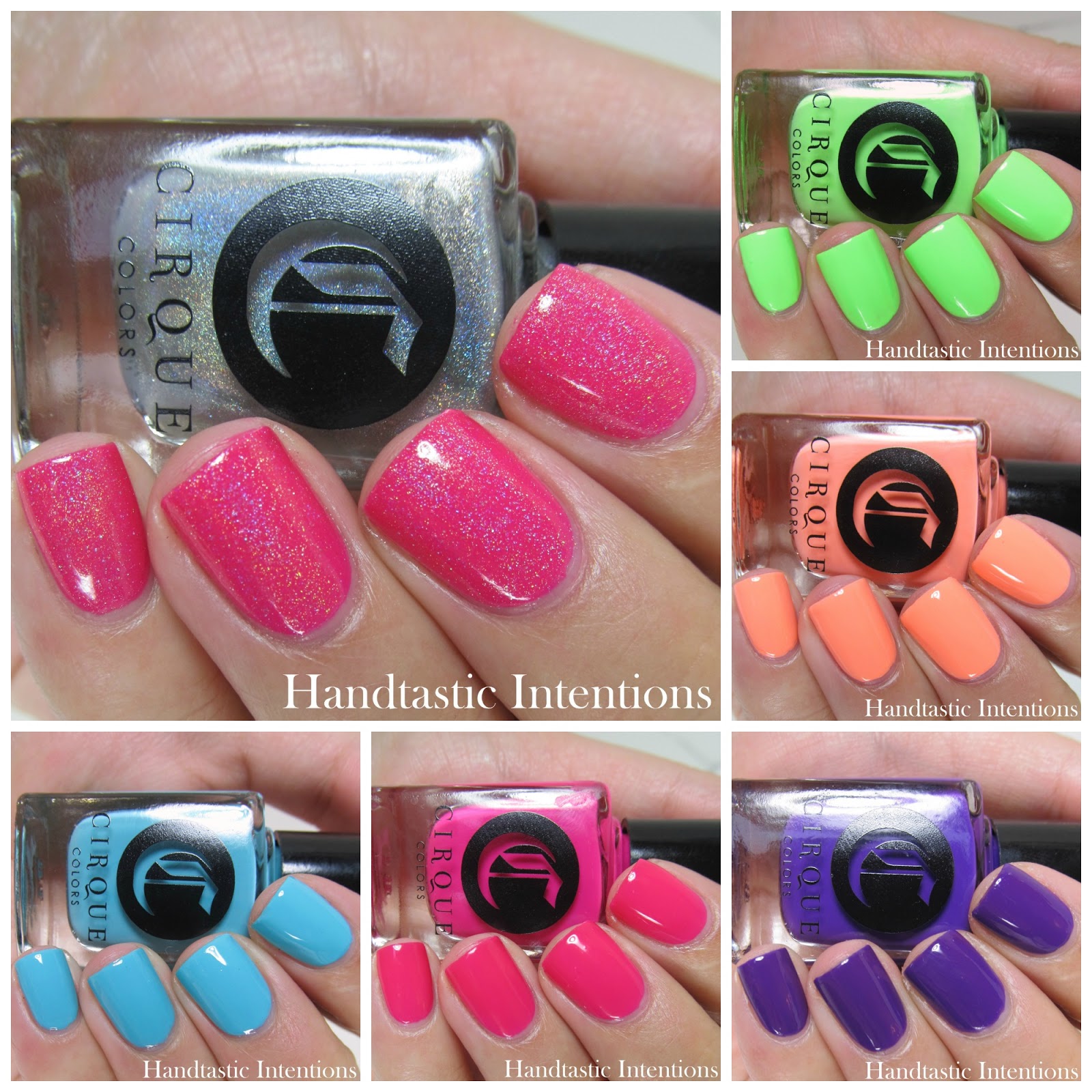 Handtastic Intentions: Cirque Colors Vice Collection Swatch and Review