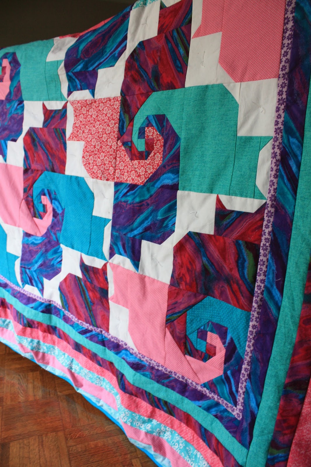 snapdragon crafts: one crazy cat quilt